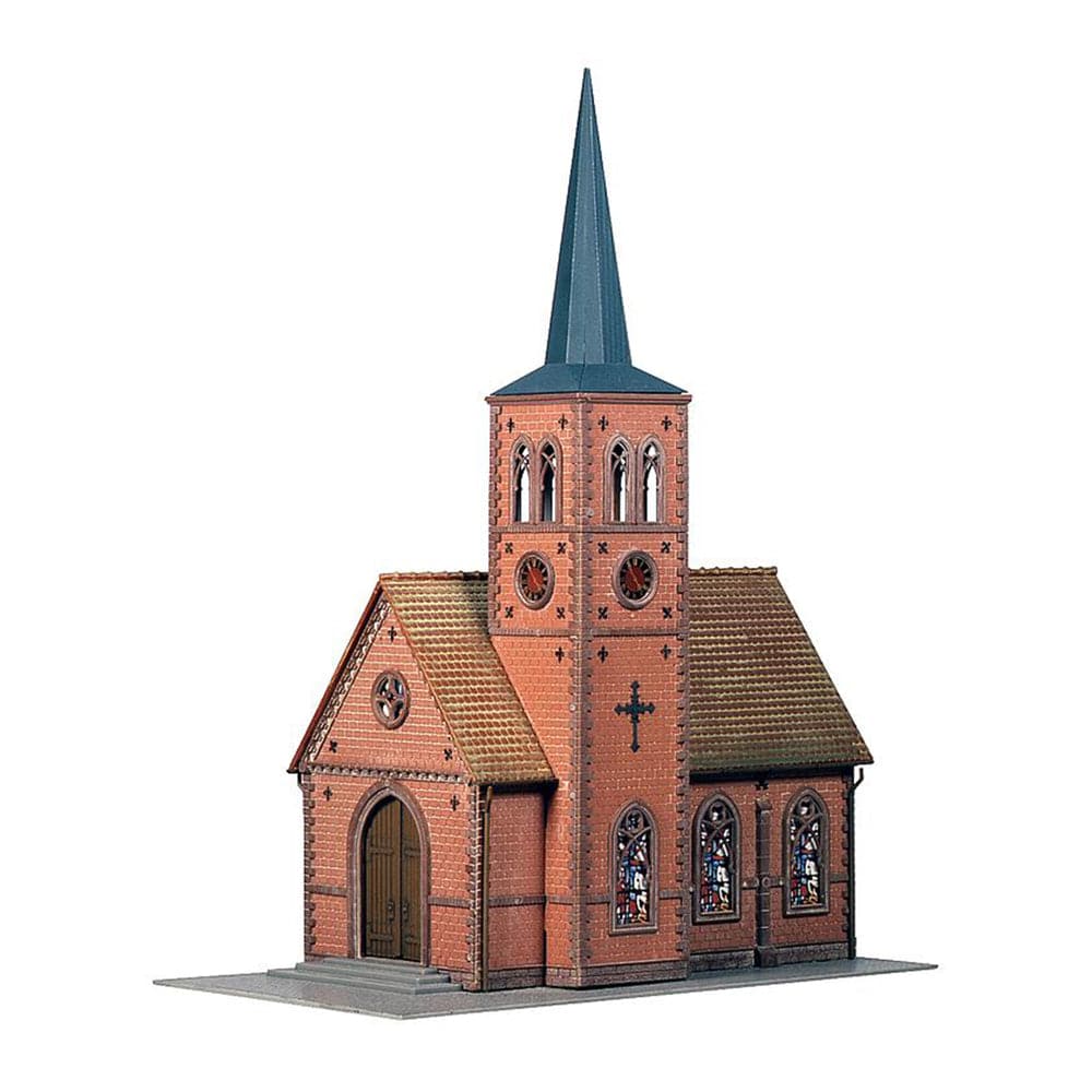 HO Small Town Church– Hobbyco Imports