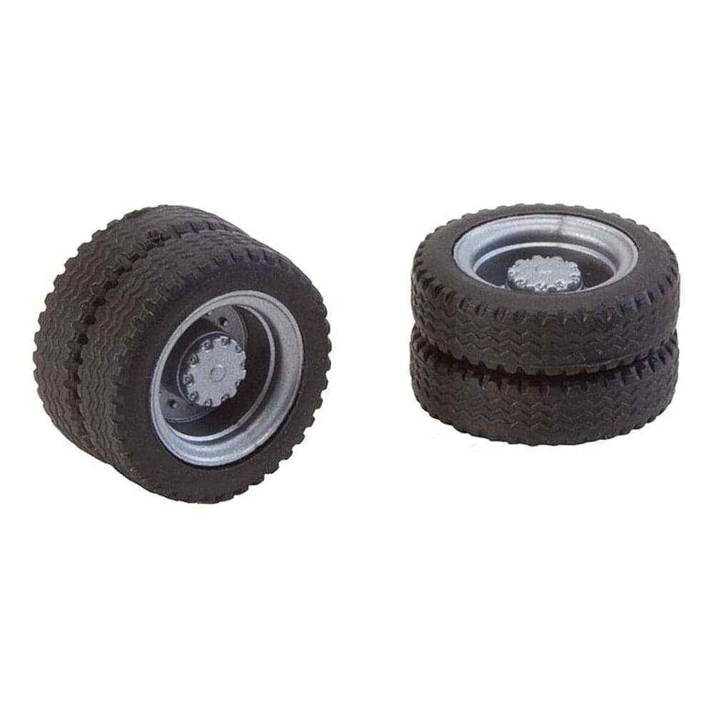HO 2 Wheels NQ Tyres and Rims for Lorries/Bus– Hobbyco Imports