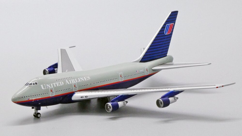 1/400 UNITED AIRLINES B747SP BATTLESHIP GRAY LIVERY N145UA– Hobbyco Imports